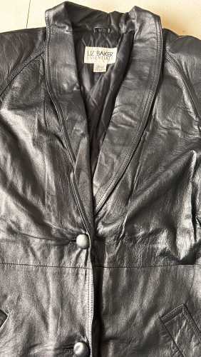 Oversized, Vintage genuine-leather Jacket